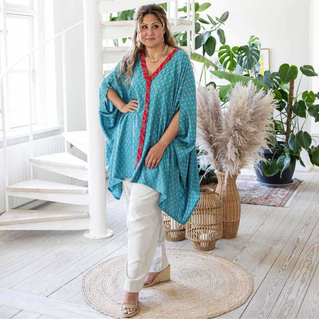 Tunika | silketoppe til kvinder | silketunika til fest | silkebluse